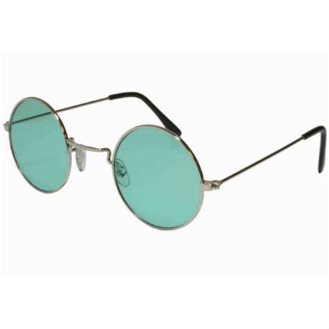 Lennon Hippy Glasses Green Costume World