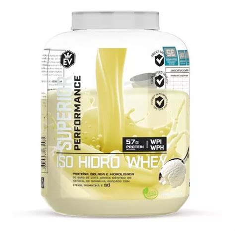 Whey Protein Isolada Hidrolisada 24kg Evo Sabor Baunilha