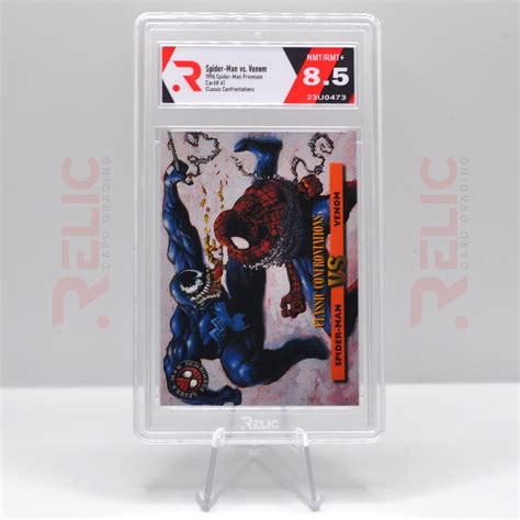 Spider Man Vs Venom 1996 Spider Man Premium 23u0473 Relic Card