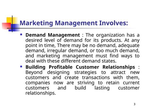 Marketing Management Definition Basic Concepts Part Ii Pptx