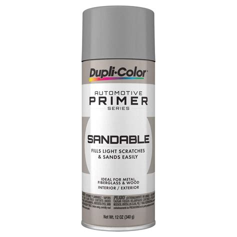 Dupli Color Sandable Automotive Primer Spray Light Gray 340 G
