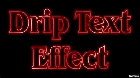 Drip Text Effect Text Effect And Logo Design Font