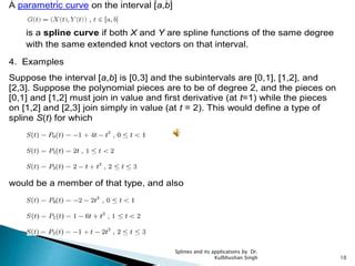 Spline Function And Its Applications Amity Ppt