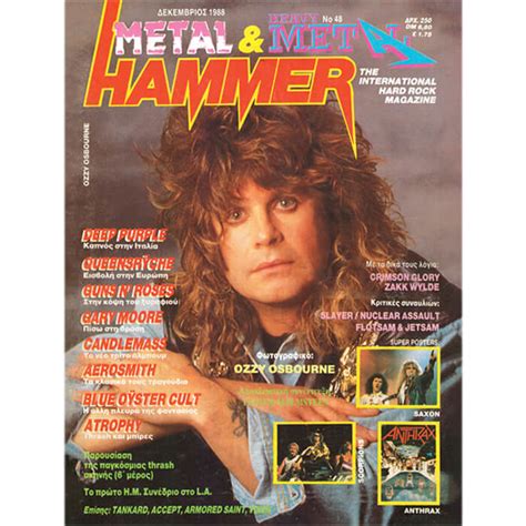 Metal Hammer Magazine Issue 48 December 1988 Hammerland The