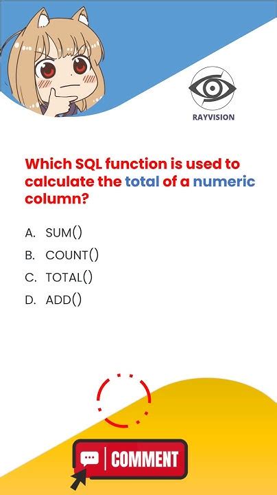 mcq for data analysts sql functions to calculate totals rayvision sql datanalytics