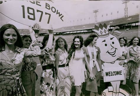 A Group Of Contestants For The Ghosts Of The Orange Bowl