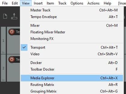 How To Import An MP3 File Into Reaper Home Music Creator