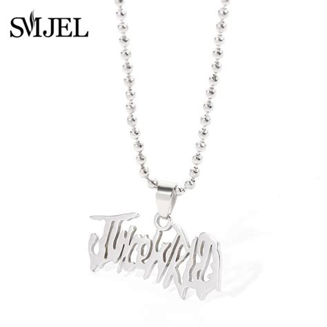 Juice Wrld Pendant Singer Stainless Steel Necklace Juice Wrld Store