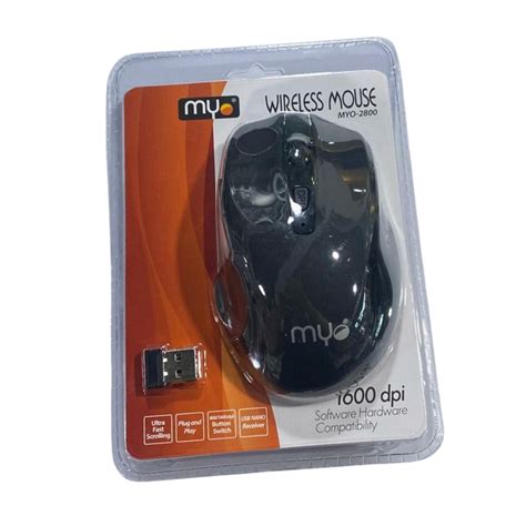 Myo Wireless Mouse Myo 2800 Blk — Gitz Office Supplies
