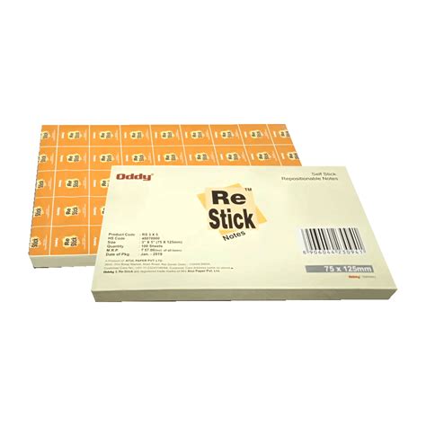 Stick Notepad For Notice Board Oddy Re Stick Yellow Sticky Notes