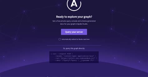 Apollo Server Codesandbox