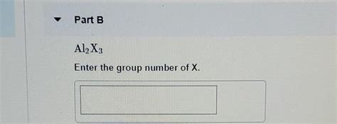 Solved Identify The Group Number In The Periodic Table Of X Chegg Com