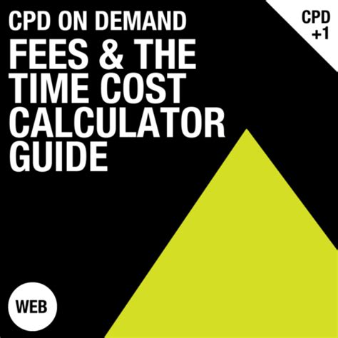 Fees The Time Cost Calculator Guide ACA Association Of Consulting Architects Australia