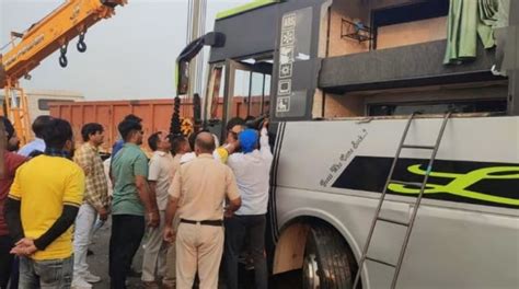 Driver Died As Tourist Bus Rammed Into Trolley In Karnal Wildhawk