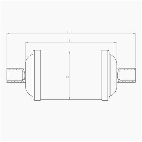 Liquid Line Filter Drier Solder Connection “scfd S Series” Solid