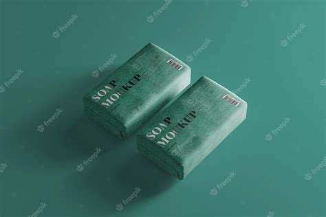 Premium Psd Soap Cube Packaging Mockup