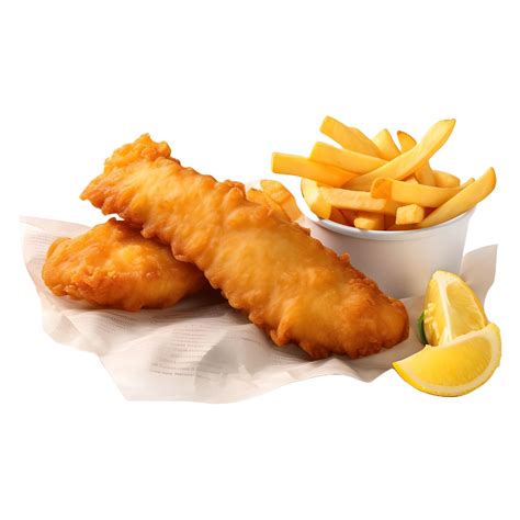 AI Generated Crispy Fried Chicken And French Fries On Transparent Background Ai Generated