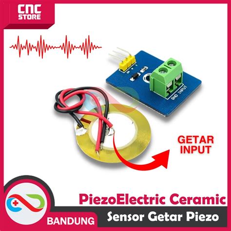 Jual Module Vibration Sensor Getar Piezoelectric Ceramic Shopee Indonesia