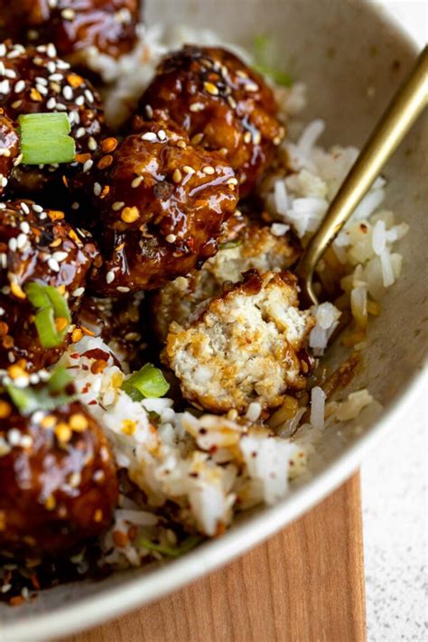 Teriyaki Chicken Meatballs Eat With Clarity