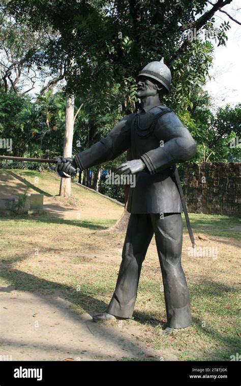 Jose Rizal Execution Rizal Park Manila Luzon Philippines Stock