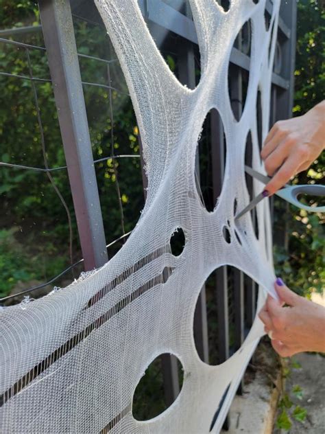 The Easiest Way To DIY Big Spiderwebs For Halloween HGTV