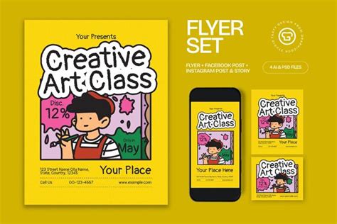 Creative Art Class Flyer