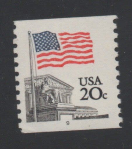 Scott A Plate Unused OG MNH Coil Single Narrow Block Tagging United States General