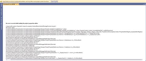 I Cannot Get To The Project Properties Editor For Maui Project How To