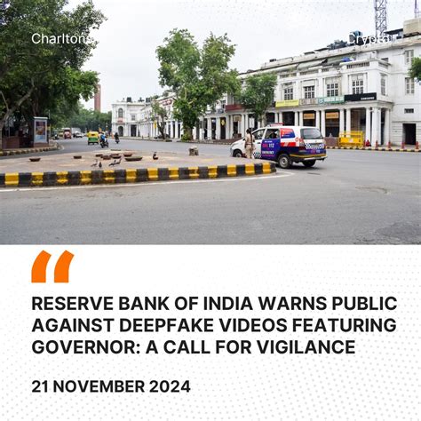 Reserve Bank Of India Warns Public Against Deepfake Videos Featuring