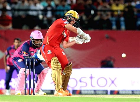 Dharamshala Pkbs Sam Curran Plays A Shot During The Ipl 2023 Match