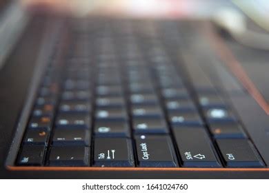 Closeup Laptop Keyboard Focus Some Keyboard Stock Photo Shutterstock