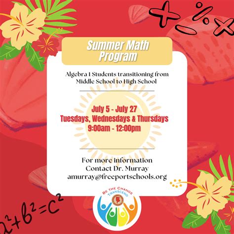 Freeport Summer Programs Freeport Public Schools