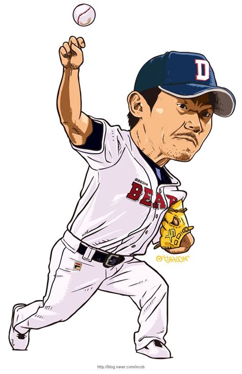스포츠일러스트 두산 베어스 선수 일러스트 Doosan Bears Players Illust
