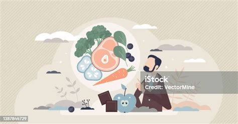 낮은 탄수화물 다이어트 와 탄수화물 제외 메뉴 작은 사람 개념 0명에 대한 스톡 벡터 아트 및 기타 이미지 0명 금식 벡터 Istock