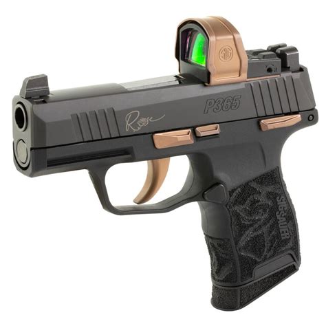 Sig Sauer P365 Rose Rxze 380 Rose Gold Romeo Zero Elite Red