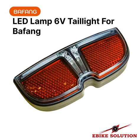 E Bike Led Lamp 6v Taillight For Bafang Mid Drive Motor Rear Light War