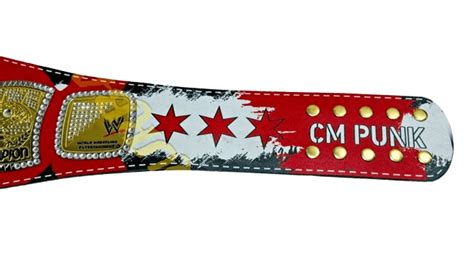 Wwe Cm Punk Spinner Wrestling Heavyweight Championship Title Belt Wwf