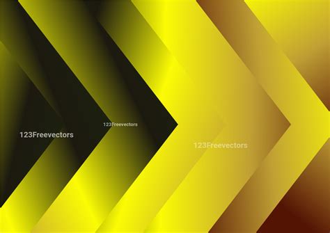 Red Yellow And Green Gradient Arrow Background Vector Image