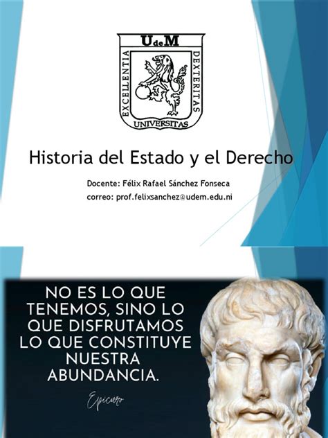Historia Del Estado Y El Derecho Tema 3 Clase 6 Pdf