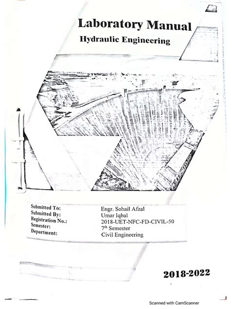 Hydraulic Engineering Manual Pdf