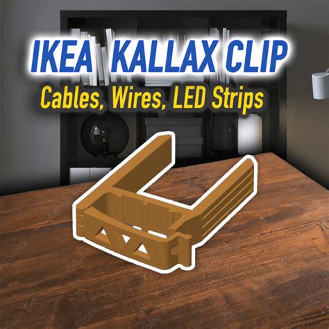 Ikea Kallax Clip Cables Wires Leds 3d Model By K2 Kevin On Thangs
