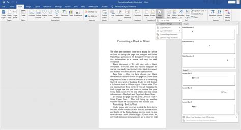 Formatting A Book In Microsoft Word Book Formatting Tips