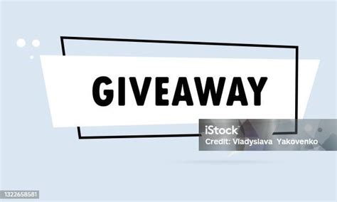 공짜 종이 접기 스타일의 음성 거품 배너 경품 텍스트가 있는 스티커 디자인 템플릿입니다 벡터 Eps 10 흰색 배경에 격리