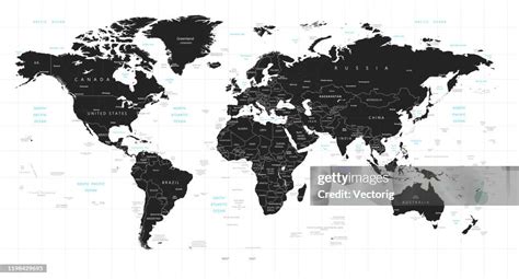 Earth Map High Res Vector Graphic Getty Images