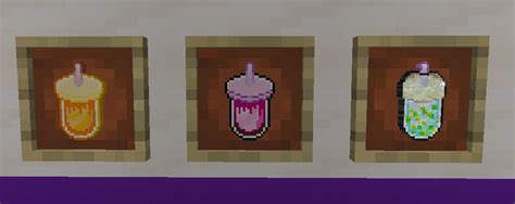 Bubble Tea Potion Minecraft Texture Pack