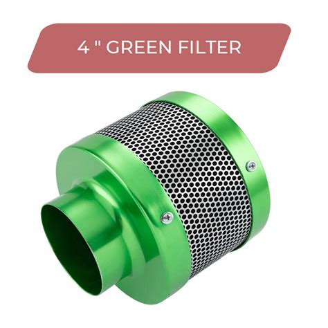 4 Inch Ventilation Inline Fan Carbon Filter Duct Kit Tool Plus
