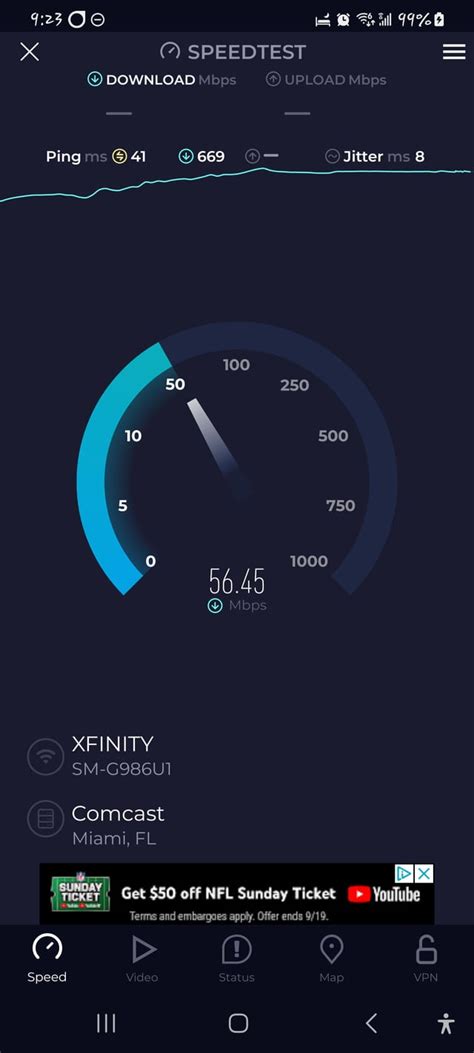 Entirely Different Speeds When Testing From Speedtest Vs Xfinity R