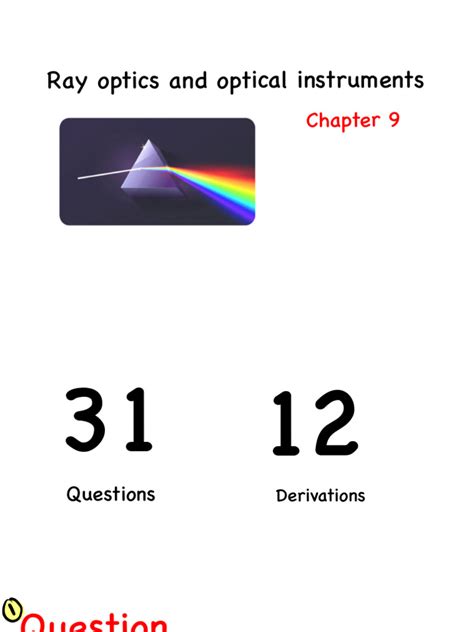 Ray Optics And Optical Instruments Class 12 Pdf Telescope Motion Physics