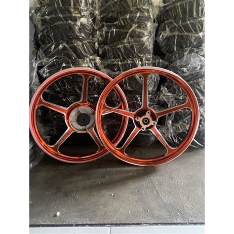 Jual VELG ENKEI MAGIC BOY ANODIZE FG505 RING 17 ORANGE OREN PNP FIZR