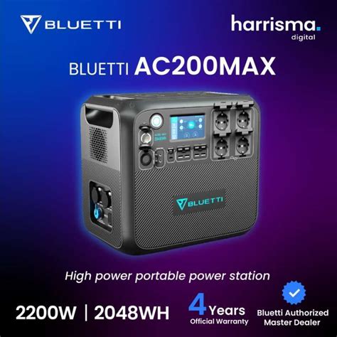Promo Bluetti Ac200max 2200w 2048wh Portable Expandable Power Station